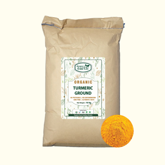Turmeric Ground Organic 10kg - DTE Foods
