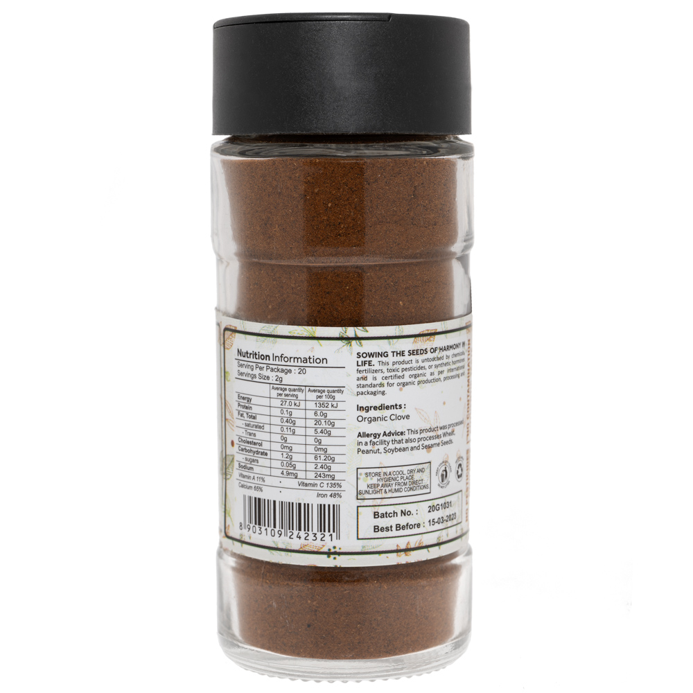 Clove Powder Organic 60g - DTE Foods