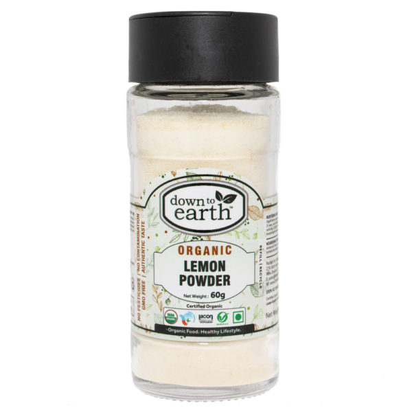 Lemon Powder Organic 60g - DTE Foods