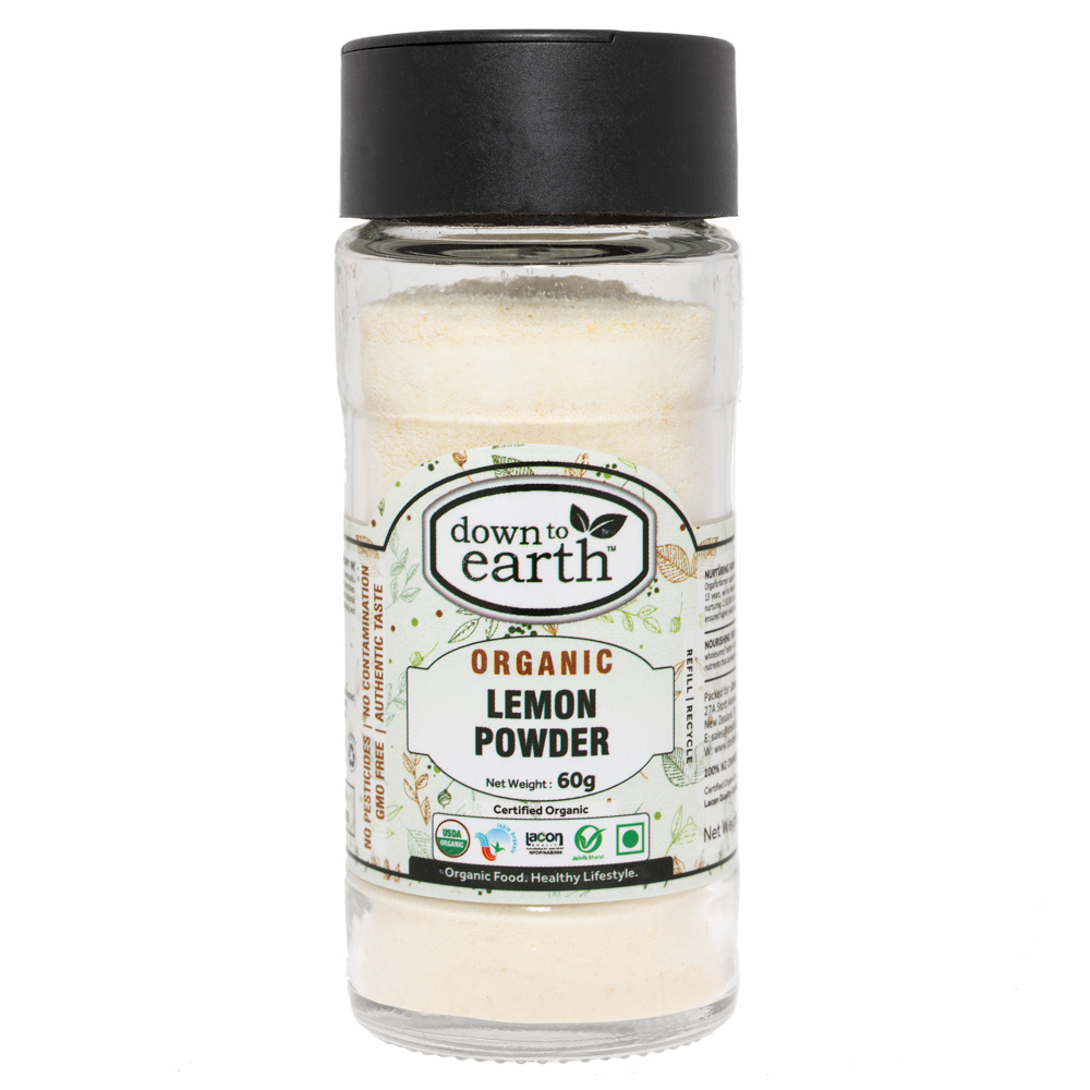 Lemon Powder Organic 60g - DTE Foods