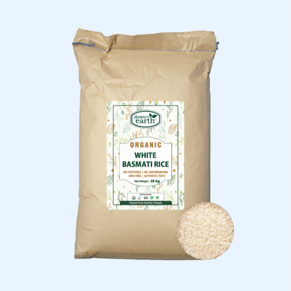 Brown Basmati Rice Organic 25kg - DTE Foods