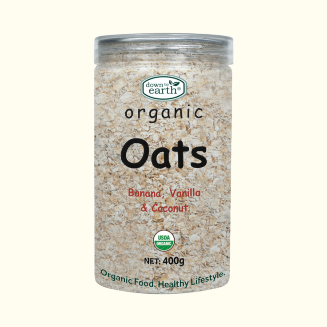 Jumbo Rolled Oats Organic 450g - DTE Foods